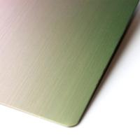 China Art Customize 201 304 316 Hairline Finish PVD Gradient Color Brushed Stainless Steel Sheet for sale