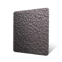 China Hand Hammered sheet Antique Surface Finish 304 Hammer Texture Black Stainless Steel Sheet For Art Decoration for sale