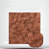 China 304 316 Red Antique Copper Finish Stainless Steel Sheet With Herringbone pattern Texture hammered metal sheets for sale