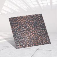 China SS Steel Sheet 304 316 Antique Copper Plate Surface Hammered Textured Decorative Stainless Steel Sheets for sale