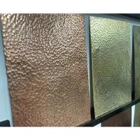 China Wholesale Grade 304 Hammered Metal Sheet Stainless Steel Sheet Cladding for Wall Claading or Ceiling Panel for sale