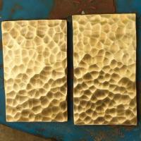 China 201 304 Hammered Design Stainless Steel Embossed Sheet PVD Gold color Decorative Plates for sale