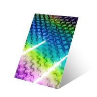 China SS Coloured Sheet 1.0mm Thick 304 Stainless Steel Polished Pattern flowers Wave for wall decor for sale