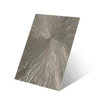 China 4x8ft Polished Stainless Steel Texture 304 316 Mirror Finish 3D Art Decoration Pattern Stainless Steel Sheet for sale