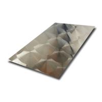 China Factory Wholesale Price 201 304 316L 3D Pattern Polished Stainless Steel Sheet Cut to Size for sale