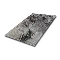 China 201 304 316 Color 3D Polished Pattern Stainless Steel Sheet For Wall Decoration for sale