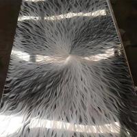 China 4x8ft Polished Stainless Steel Texture 304 316 Mirror Finish 3D Art Decoration Pattern Stainless Steel Sheet for sale