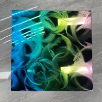China sus material 304L mirror etched polished 3D pattern stainless steel sheet for decorative wall art for sale