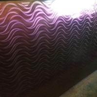 China SS 201 316 Grade Sheet 0.9MM Thick 3D Laser/Polished Embossed Texture Stainless Steel Sheet For Decorative Wall Paneling for sale