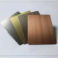 China 304 316L Stainless Steel Material 0.3-3.0 Thick Anti-fingerprint Surface Finish PVD Coated Stainless Steel Sheet for sale