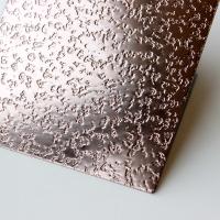 China Custom Design building material 304 Embossed Series Stone Pattern Texture Stainless Steel  Decorative Sheet for sale