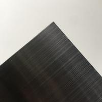 China inox 316 0.5mm 1mm 2mm 3mm Hairline Finish Anti-fingerprint Black Stainless Steel Sheet for sale