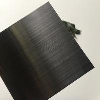 China USA Import Price 304 316 PVD Color Black Hairline Stainless Steel Sheet for sale