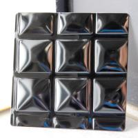 China Decorative Metal Materials Stamping Finish 304 316 PVD Black Color Diamond Embossed Stainless Steel Sheet for sale