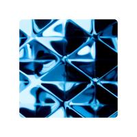 China 201 304 316 4x8 Mirror Finish Big Diamond Plate PVD Blue Stainless Steel Sheet for sale