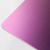 China SS 304 316 Sandblasting Metal Sheet AFP Finish PVD Purple Bead Blasted stainless steel sheet for sale