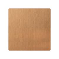China SUS 304 Satin Champagne Gold No.4 #4 Brush Finish Stainless Steel By AFP Surface Finishing for sale