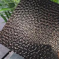 China Hand-Designed Texture Pattern Black Titanium Coated Stainless Steel Hammered Metal Sheets for sale