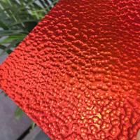 China Bright AISI 304 Stainless Steel PVD China Red Color Stainless Steel Hammered Sheet for sale