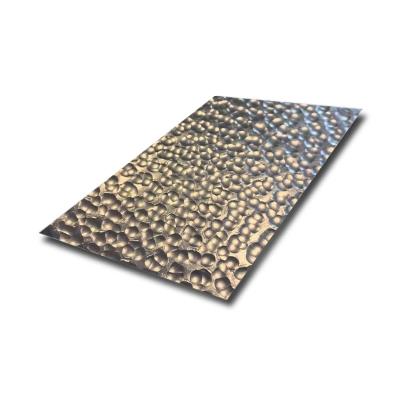 China Silver Metal Sheet Hammered Texture Finish Decorative Stainless Steel Wall Panels and Ceiling Cladding for sale