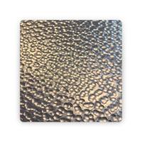 China Silver Metal Sheet Hammered Texture Finish Decorative Stainless Steel Wall Panels and Ceiling Cladding for sale