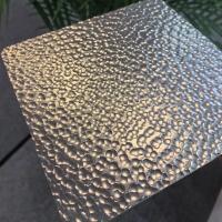 China Silver Metal Sheet Hammered Texture Finish Decorative Stainless Steel Wall Panels and Ceiling Cladding for sale