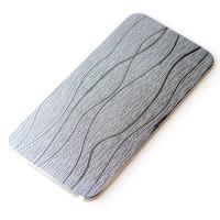 China Scratch-Proof Stainless Steel Sheet Embossed Metal Sheet Texture for Kitchen Countertops for sale