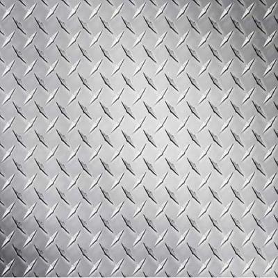 China Rice Grain Diamond Embossed Stainless Steel Sheet Anti Skid Plate for sale