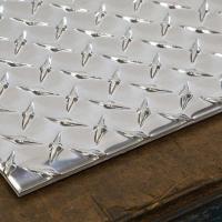 China Rice Grain Diamond Embossed Stainless Steel Sheet Anti Skid Plate for sale