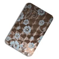 China 3.0mm Thickness Decorative Stainless Steel Sheet 201 304 316 3D Laser Finish for sale