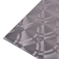 China Etching Decorative Stainless Steel Sheet 304 316 Bright 3D Laser Finish Pvd Coated Rose Gold for sale
