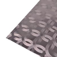 China 0.3-1.5mm Thick 3D Laser Finish Stainless Steel Sheet For Modern Building Wall Decoration for sale