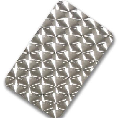 China 1500MM Width 304 201 430 Stainless Steel Sheet 3D Laser Finish Ethced for sale