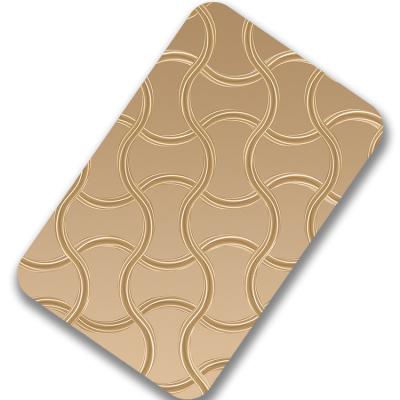 China Coated Pvd 3D Finishing Laser Stainless Steel Sheet For Interior Wall Decoration for sale