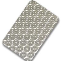 China 3D Laser Stainless Steel Sheet Bar KTV Decorative Circles Laser Sheet To Draw for sale