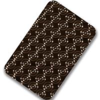 China 3D Laser Stainless Steel Sheet Bar KTV Decorative Circles Laser Sheet To Draw for sale