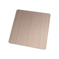 China China Factory Price PVD coating Hairline Finish Fingerprint-resistant Stainless Steel Sheet for sale