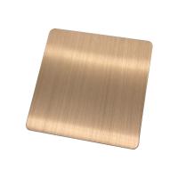China China Factory Price PVD coating Hairline Finish Fingerprint-resistant Stainless Steel Sheet for sale