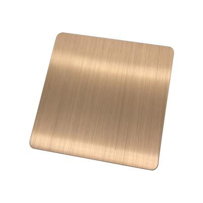 China China Factory Price PVD coating Hairline Finish Fingerprint-resistant Stainless Steel Sheet for sale