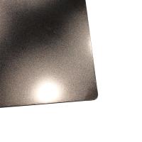 China inox 304 0.5mm Anti-Fingerprint Finish PVD Black Coating On Sandblasted Stainless Steel Sheet for sale