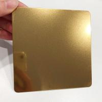 China Anti - Fingerprint Titanium Stainless Steel Sheet 304 Color Metal Plate for sale