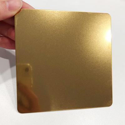 China Anti - Fingerprint Titanium Stainless Steel Sheet 304 Color Metal Plate for sale