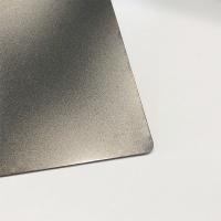 China Black Bead Blasted 4x8ft Decorative Stainless Steel Sheet 1219mm Width for sale