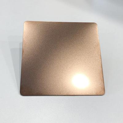 China 2mm Thick Bead Blasted Decorative Stainless Steel Sheet Metal Mill Edge for sale
