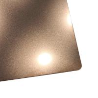 China 2mm Thick Bead Blasted Decorative Stainless Steel Sheet Metal Mill Edge for sale