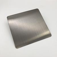 China Mill Edge Brushed Stainless Steel Sheet 0.7 Mm Grand Metal For Hotel Restaurant for sale