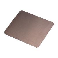 China 0.8mm Brushed 201 304 Stainless Steel Sheet For Wall Panel Natural Color for sale
