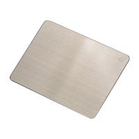 China 201 Gold Decorative Stainless Steel Sheet Hairline Finish For Building Decoration for sale