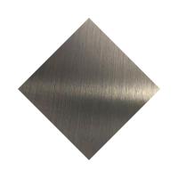 China 1219 x 2438mm Black Stainless Steel Sheet Hairline Finish Decorative Interior Wall Paneling for sale