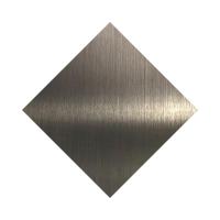China ASTM 304 Hairline SS Roll Coil with PVD Black Color Coating for sale